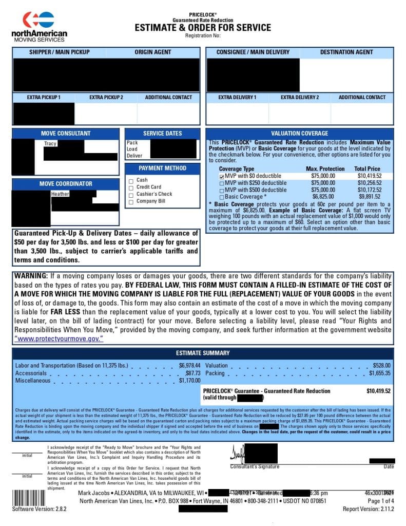 North American Van Lines Review 2026 | Moving Feedback